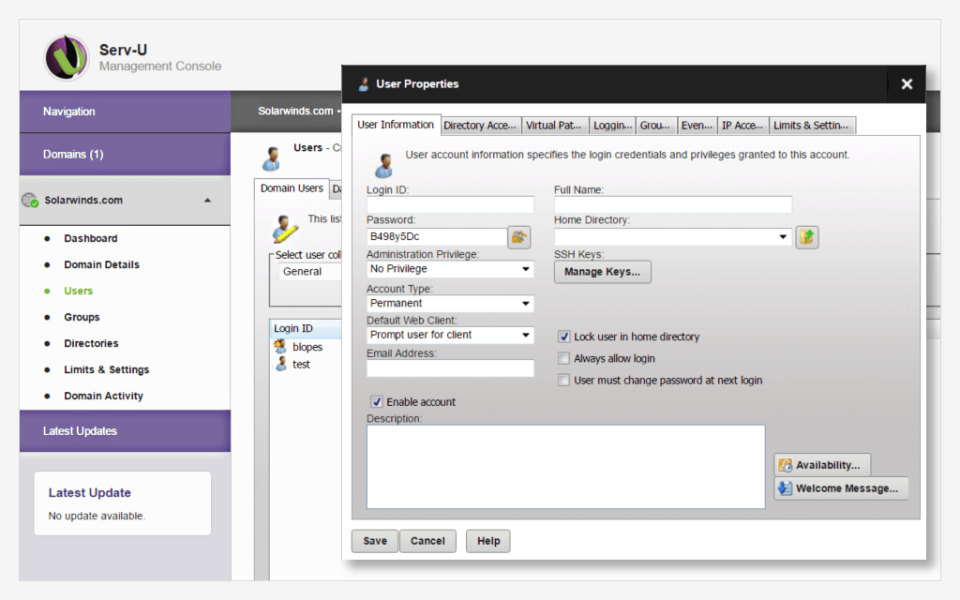 Serv-U FTP Server: precios, funciones y opiniones