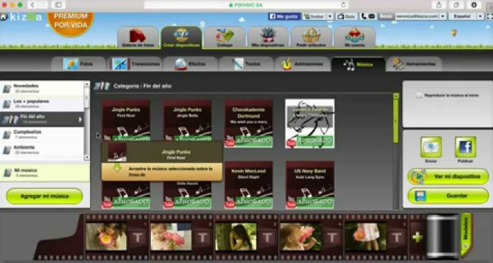 Kizoa Diapositivas: precios, funciones y opiniones
